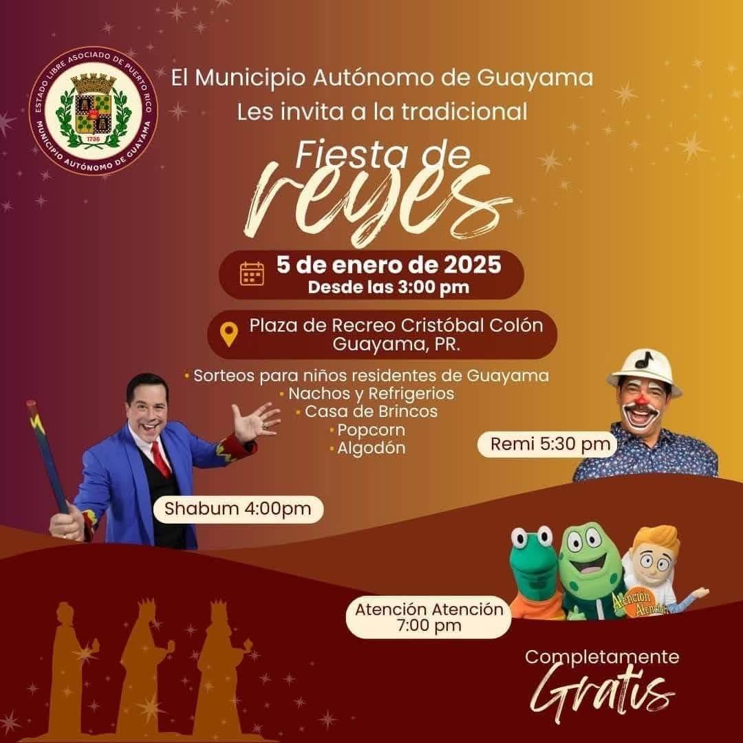 Guayama celebra su Fiesta de Reyes 2025